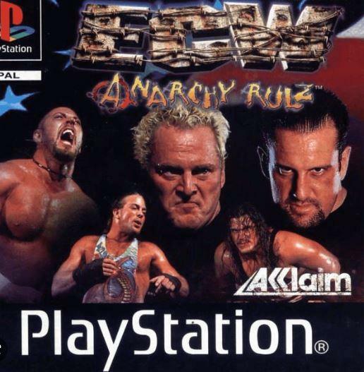 ECW: Anarchy Rulz Rare PS1 PlayStation 1 Game (Wrestling) [PAL] - Very ...